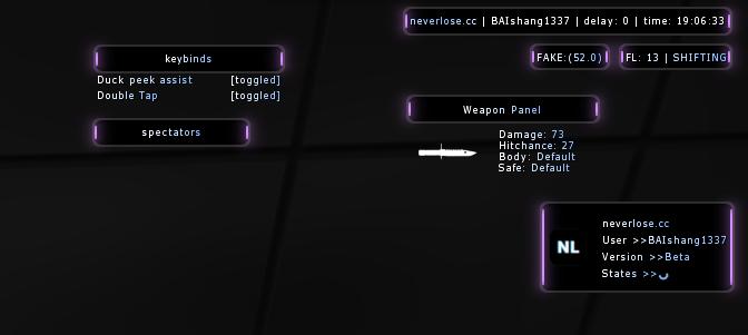 NeverLose.cc - Marketplace - Script "💜Solus UI"