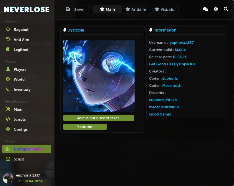 NeverLose.cc - Marketplace - Script "🤟MultiFora.lua🤟 🤟[Stable]🤟"