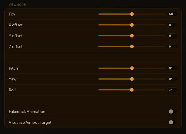 NeverLose.cc - Marketplace - Script "Viewmodel Offset Changer (VIEWMODEL ROLL)"
