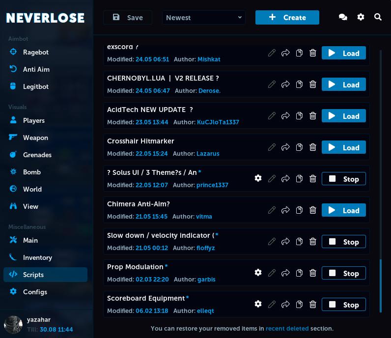 NeverLose.cc - Marketplace - Config "https://neverlose.cc/market/item?id=WzpFCI"