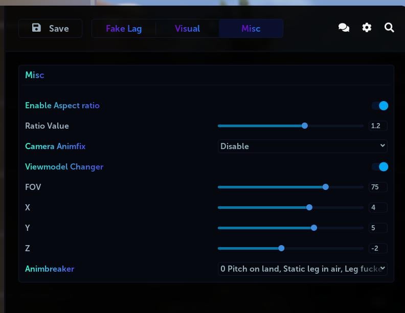 NeverLose.cc - Marketplace - Script "Better fake lag"