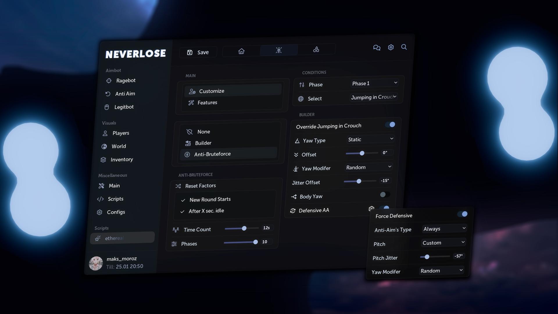 NeverLose.cc - Marketplace - Script "🌟 Comet.lua [BETA] - Best LUA ...