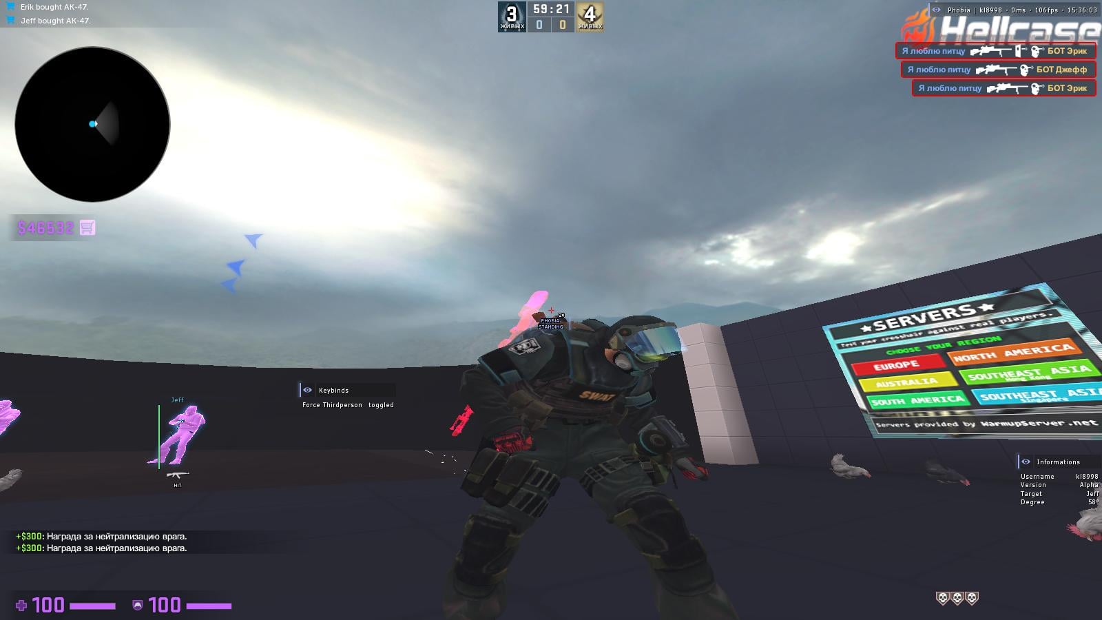 NeverLose.cc - Marketplace - Config "🔥TOP HVH CONFIG 💥NEVERLOSE V3 update💥"