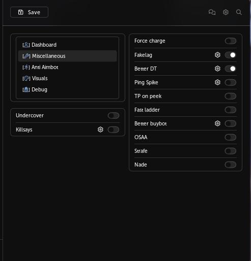 NeverLose.cc - Marketplace - Script "Prism - Release [v1.4]"