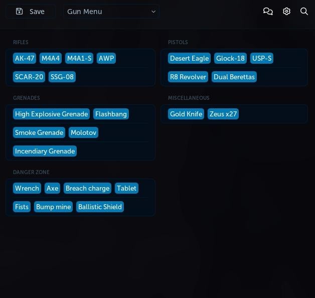 NeverLose.cc - Marketplace - Script "Mod menu"