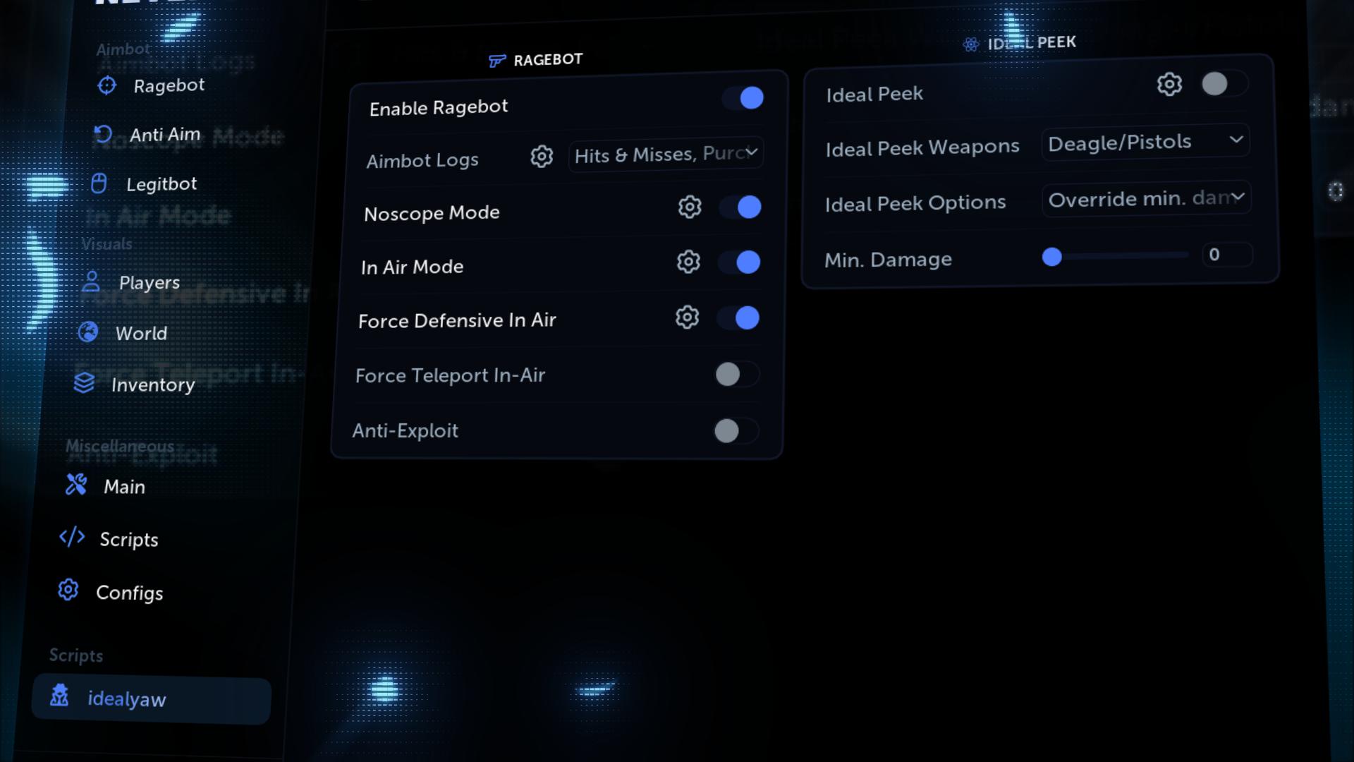 NeverLose.cc - Marketplace - Script "ideal yaw - Best Anti-Aim Lua💎"