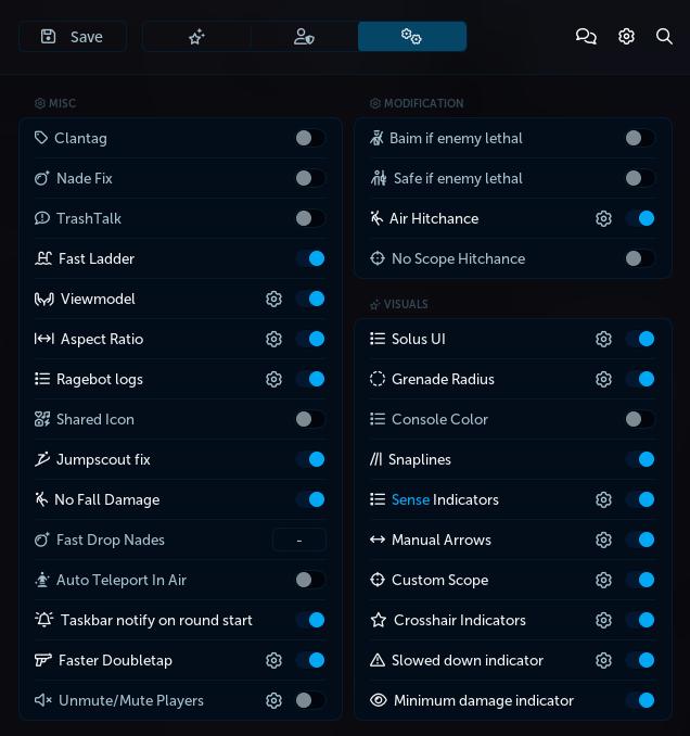 NeverLose.cc - Marketplace - Script "💀 AfricaYaw [DEBUG]"
