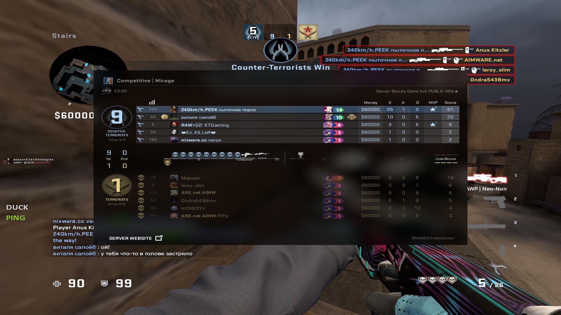 NeverLose.cc - Marketplace - Config "Monroe Main"