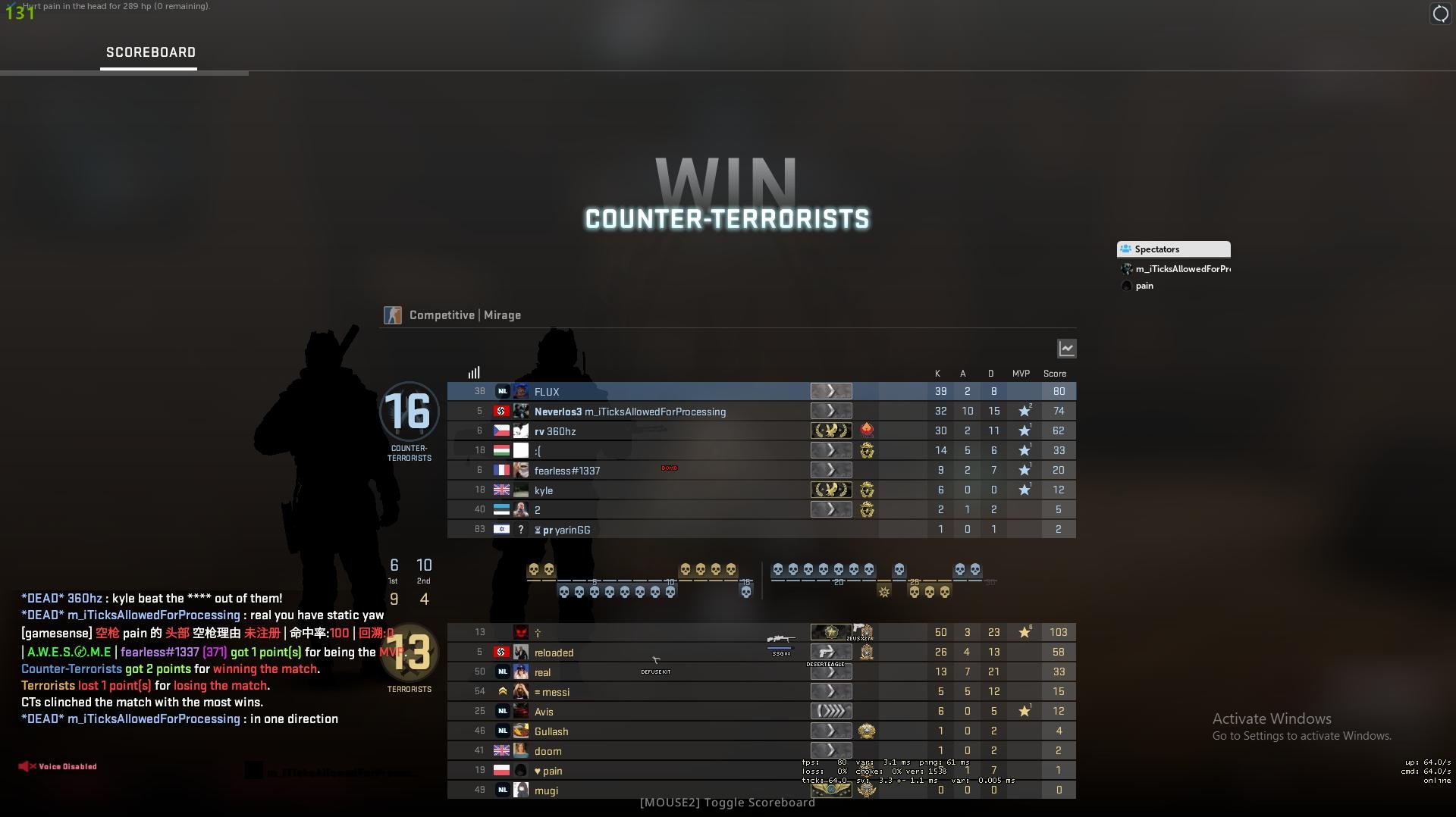 NeverLose.cc - Marketplace - Config "💠FLUX'S HVH CFG💠 (stable)"