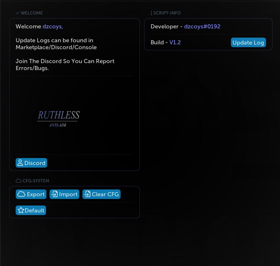 NeverLose.cc - Marketplace - Script "💯🙏RUTHLESS ANTI AIM🙏💯"