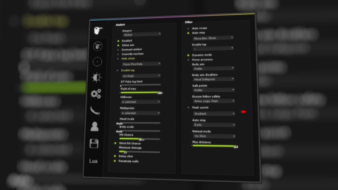 NeverLose.cc - Marketplace - Script "🔥 [MENUSENSE] Working GS menu 🔥"