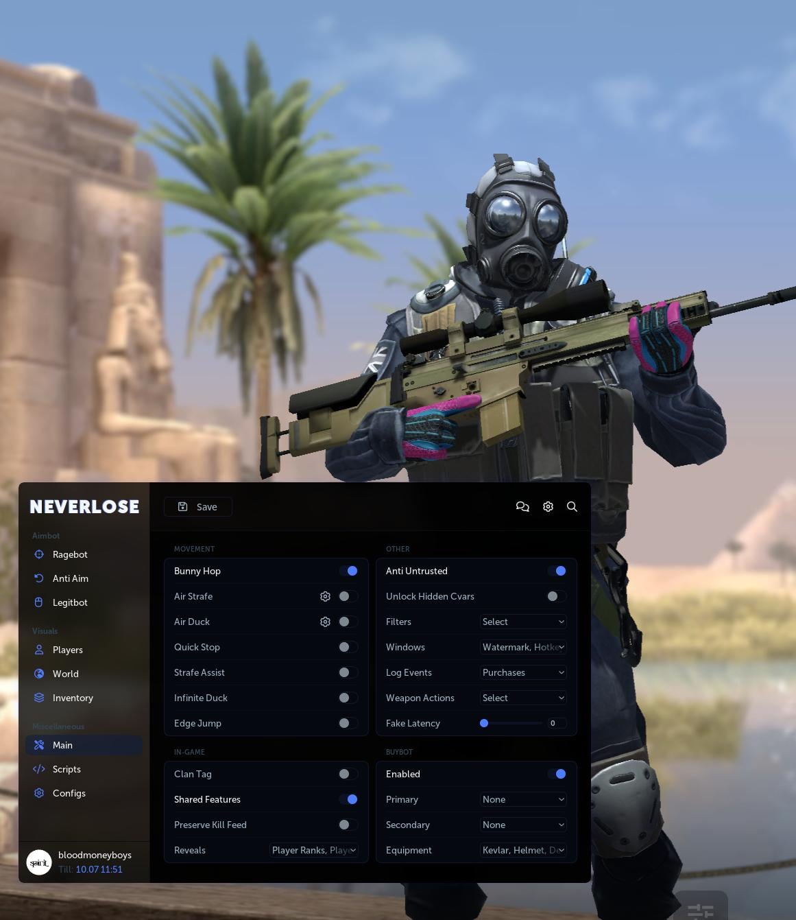 Neverlose Cc Marketplace Config Free Legit Config Semi Rage