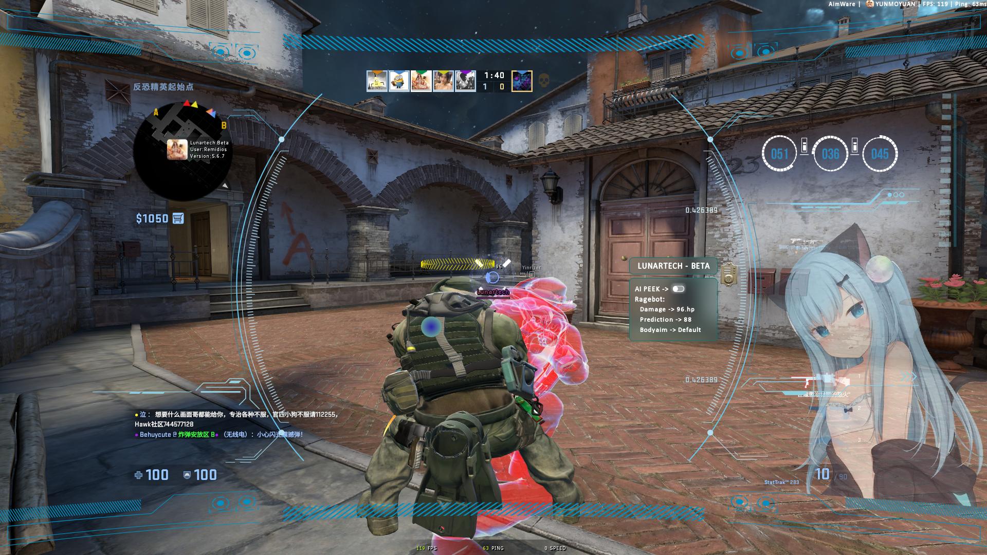 NeverLose.cc - Marketplace - Config "⭐BEST SEMIRAGE YunMo.ys"