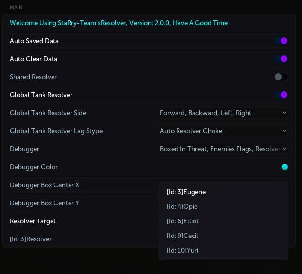 NeverLose.cc - Marketplace - Script "StarRy-Team Resolver"