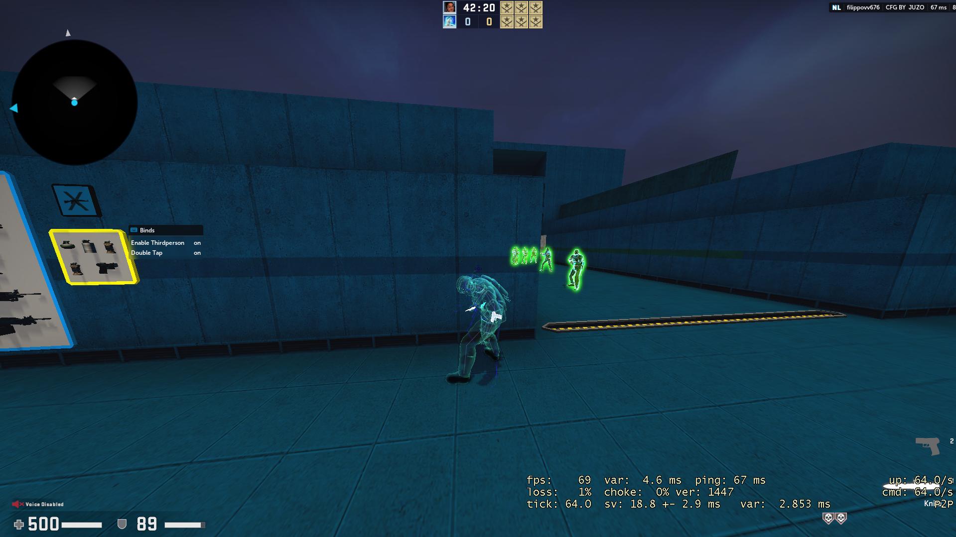 NeverLose.cc - Marketplace - Config "CFG BY Nikka"