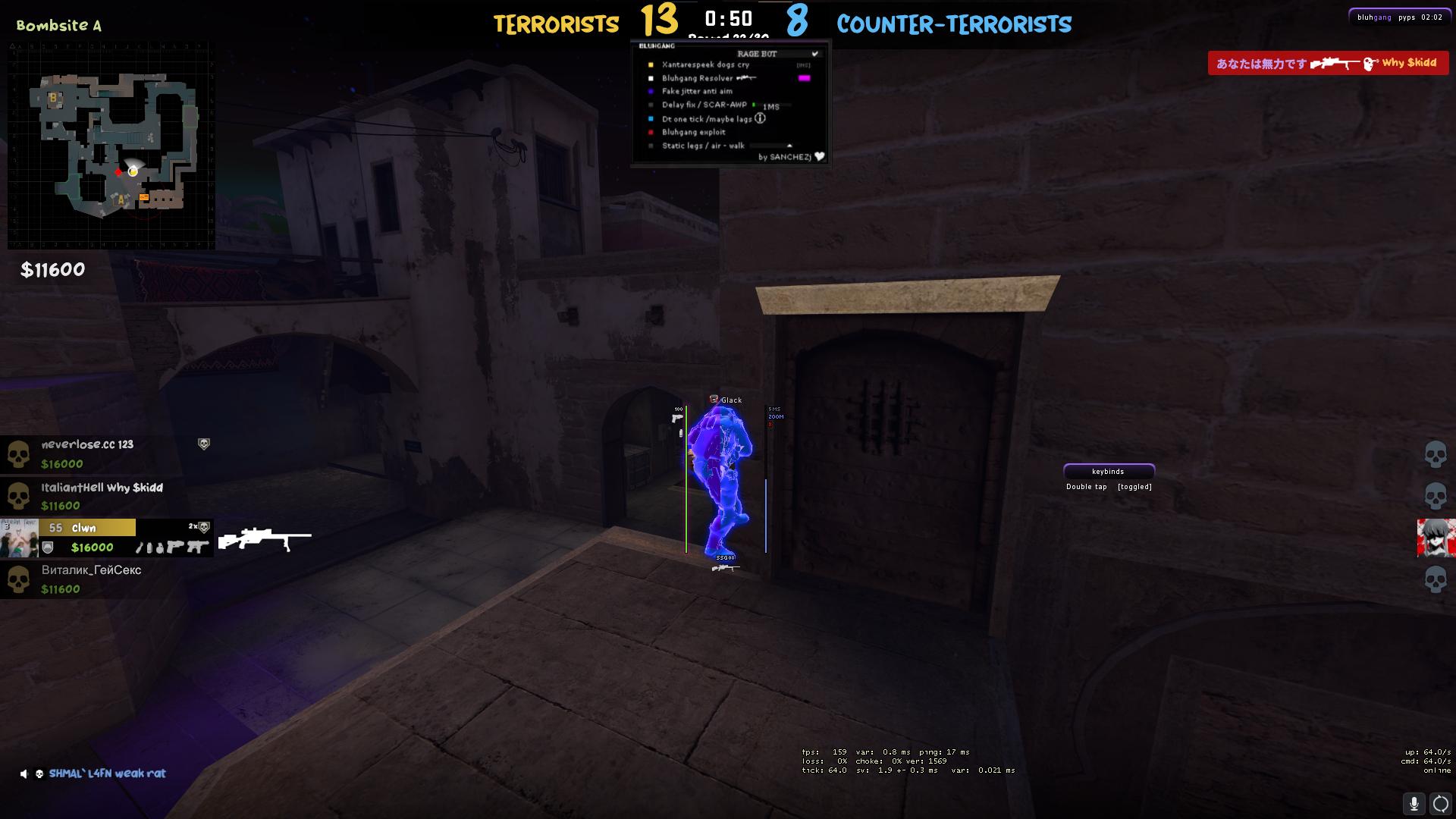 NeverLose.cc - Marketplace - Config "hvh cfg"