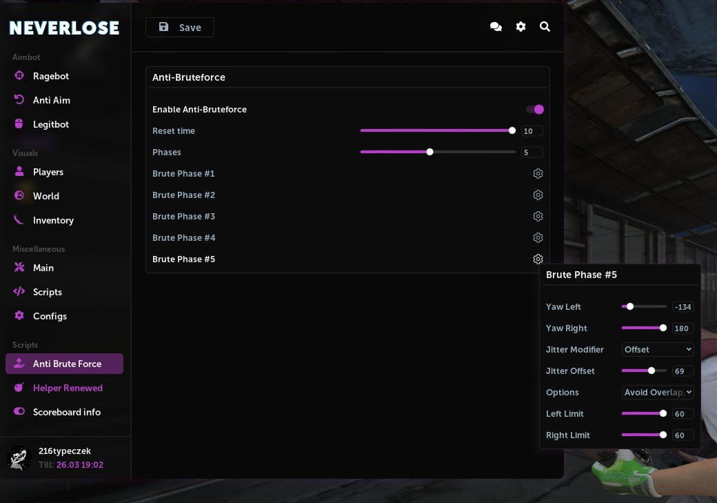 NeverLose.cc - Marketplace - Script " Anti-Bruteforce [SOURCE] [50% OFF]"