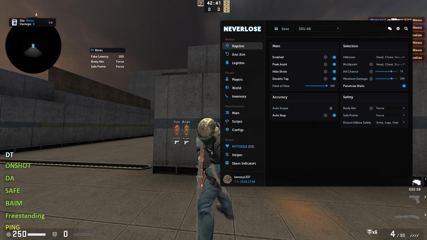 NeverLose.cc - Marketplace - Script "Function Indicators"