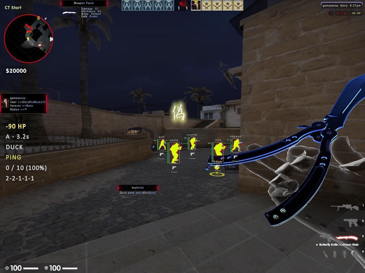 NeverLose.cc - Marketplace - Config "Glory's HvH Config For (5x5,2x2 ...