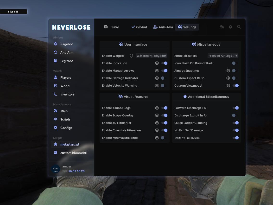 NeverLose.cc - Marketplace - Script "metastars ultra - antiaim ...