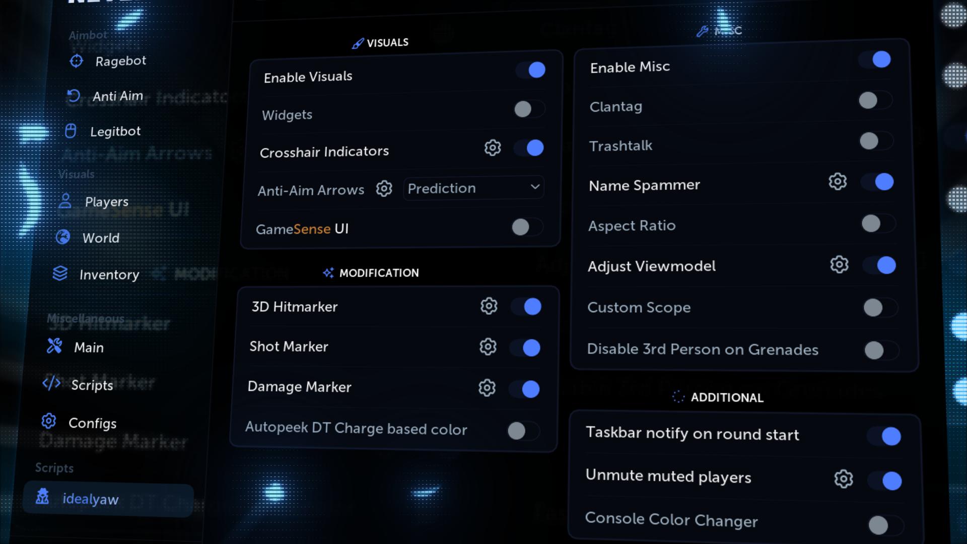 NeverLose.cc - Marketplace - Script "ideal yaw [NIGHTLY] - Best Anti ...